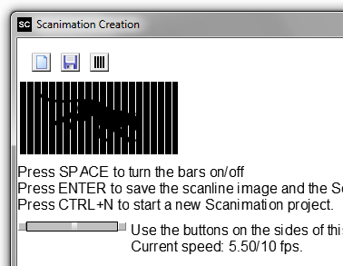 Scanimation creating software. Impress your friends